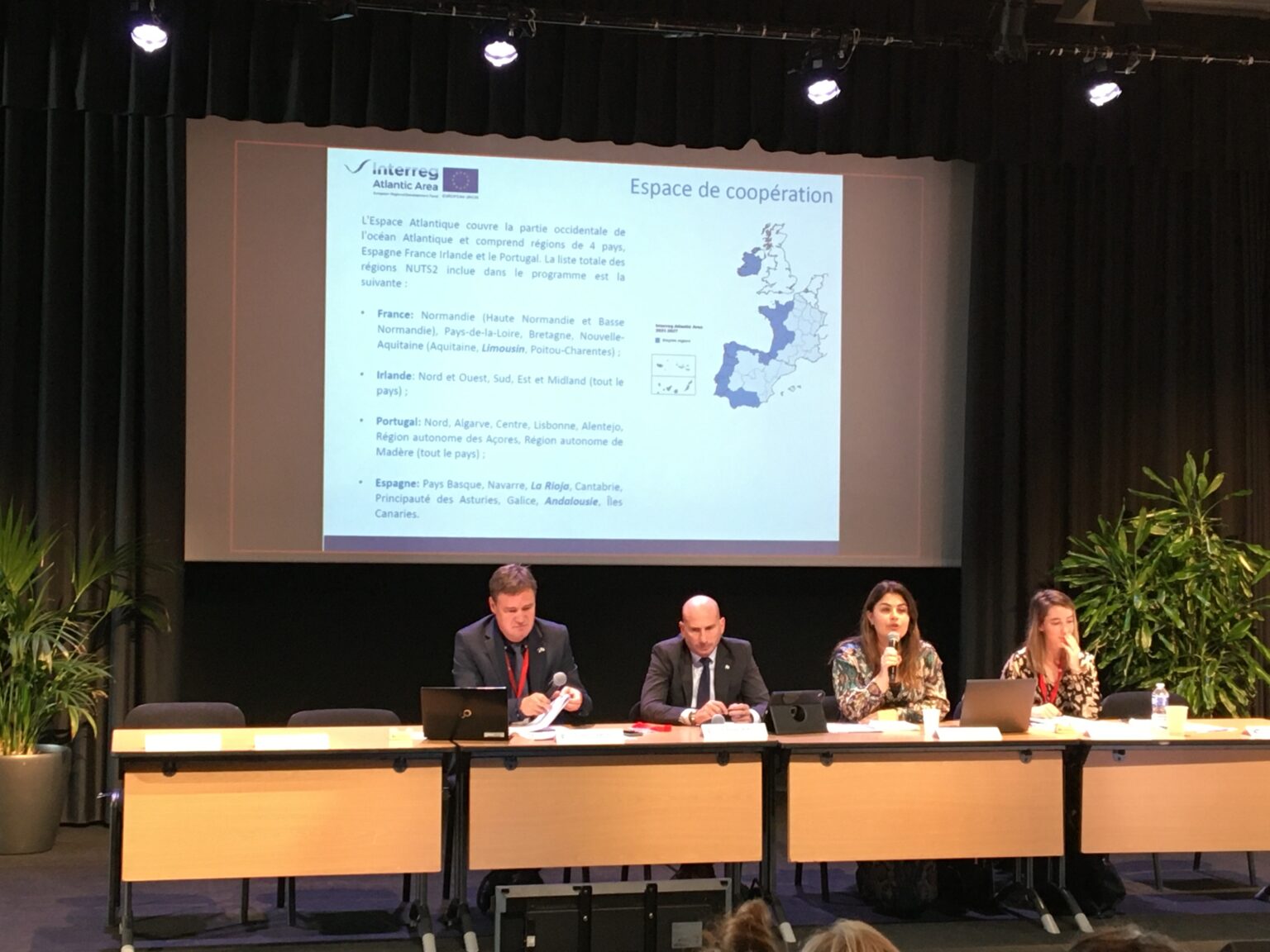 En direct du lancement français du programme INTERREG Espace Atlantique ...